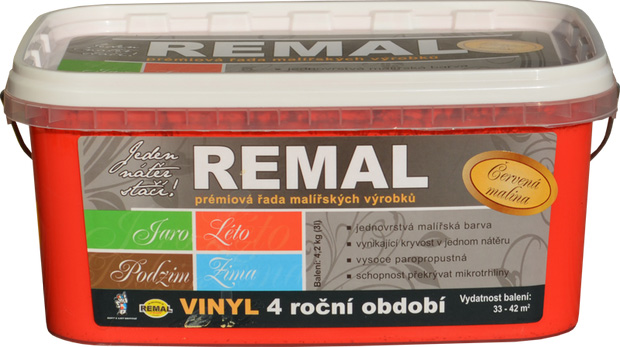 REMAL VINYL, omyvatelný malířský nátěr | Roflex